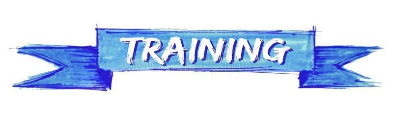Training ribbon stock vector. Illustration of ribbon - 146097571