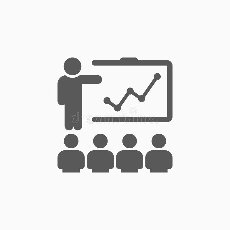 Training Icon, Teach, Present, Education, Seminar Stock Vector ...