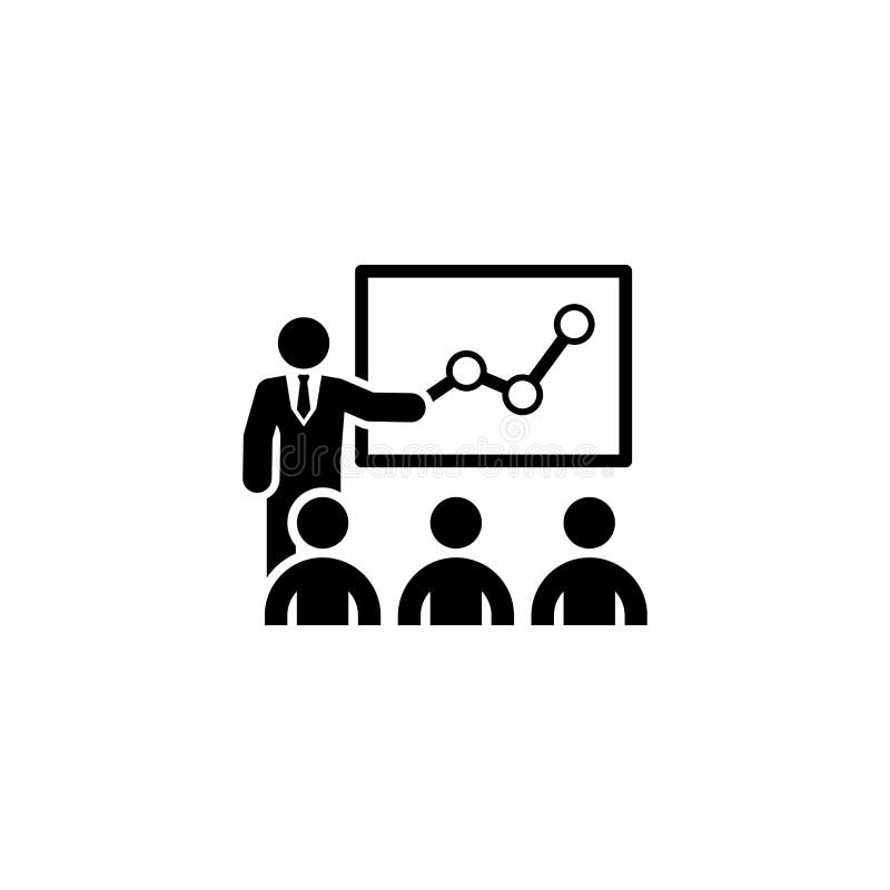 Training Icon. Business Concept. Flat Design. Stock Vector ...