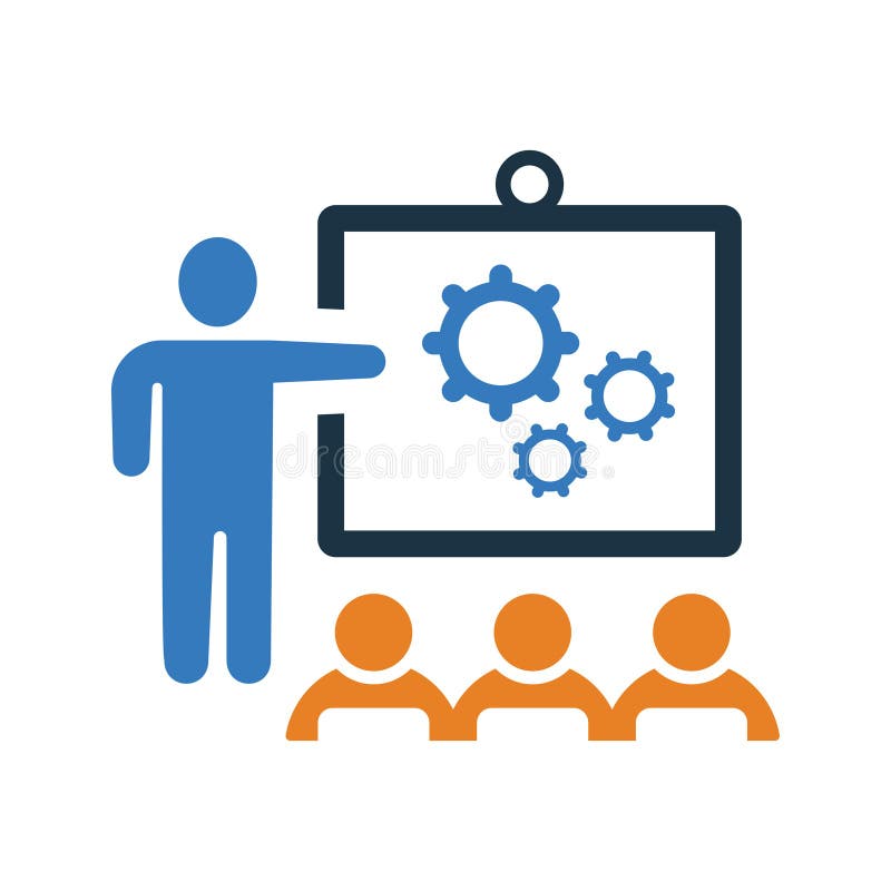 Training icon stock illustration. Illustration of projects - 273353524