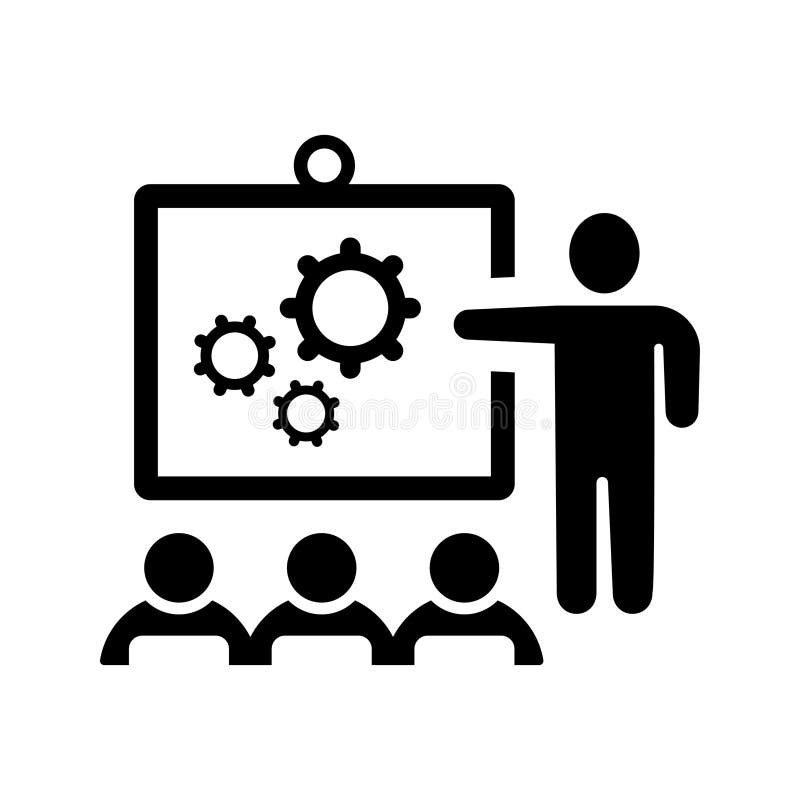 Training icon stock illustration. Illustration of print - 273353531