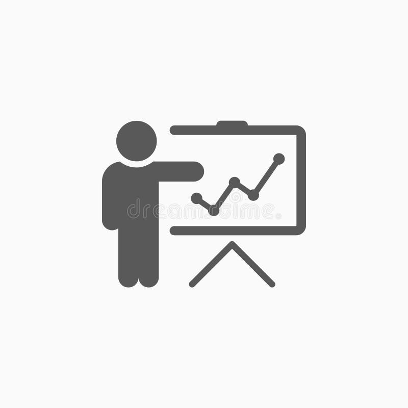 Training Icon, Teach, Present, Education, Seminar Stock Vector ...