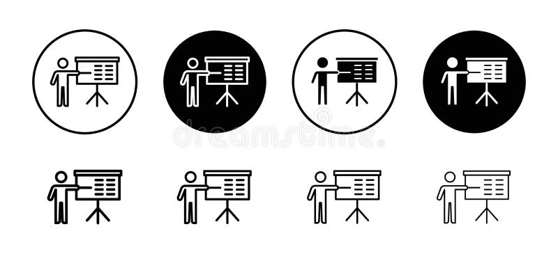 Training Icon Vector Set Collection for Web Stock Vector - Illustration ...