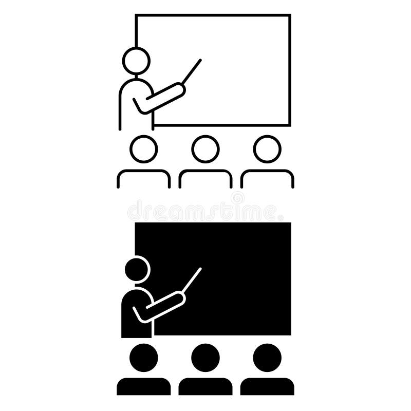 Training Icon Vector Set. Workshop Illustration Sign Collection Stock ...