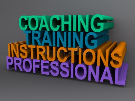 Training illustration stock illustration. Illustration of coach - 28759874