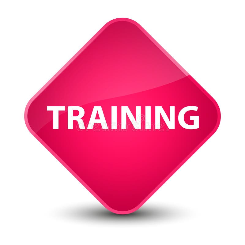 Training Elegant Pink Diamond Button Stock Illustration - Illustration ...