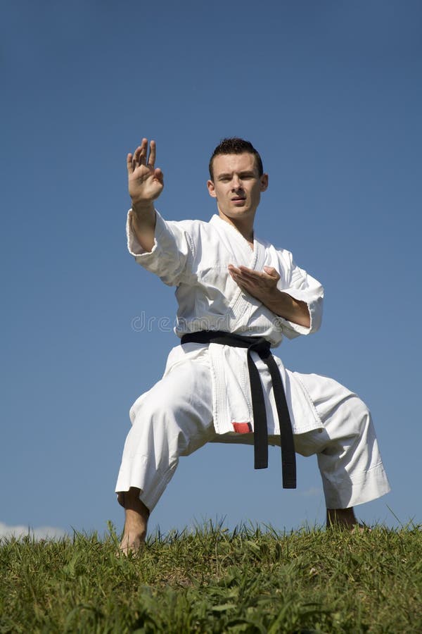 Training of Karate Champion - Kata Stock Photo - Image of tradition ...