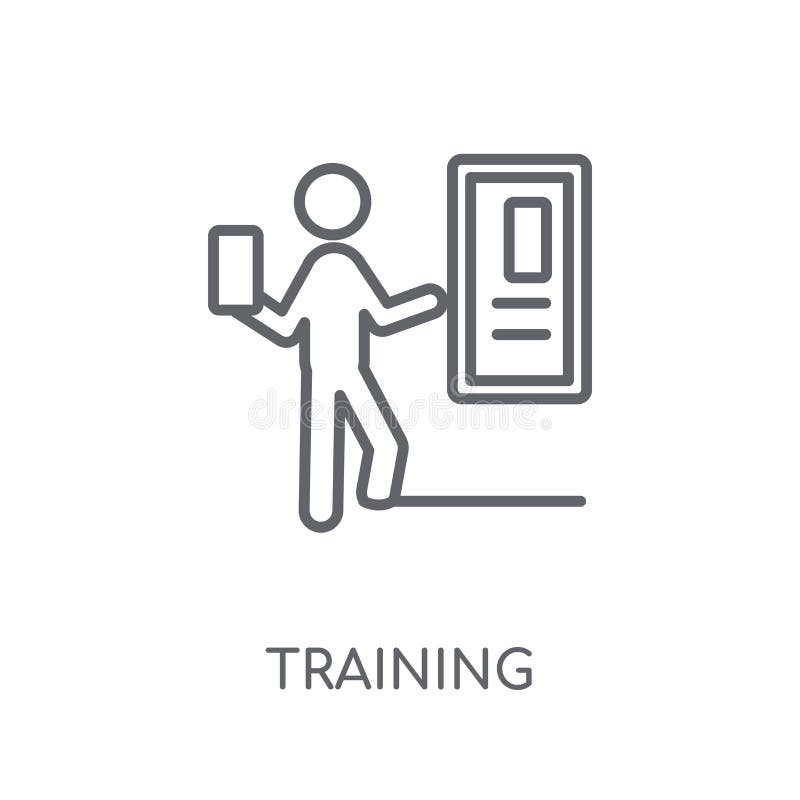 Training Icon Vector Isolated on White Background, Training Sign Stock ...