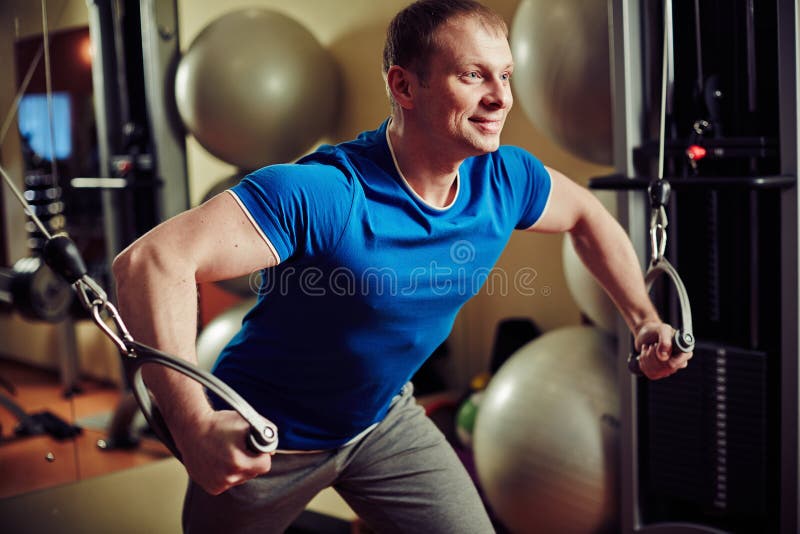 Training man stock image. Image of facility, activity - 60096031