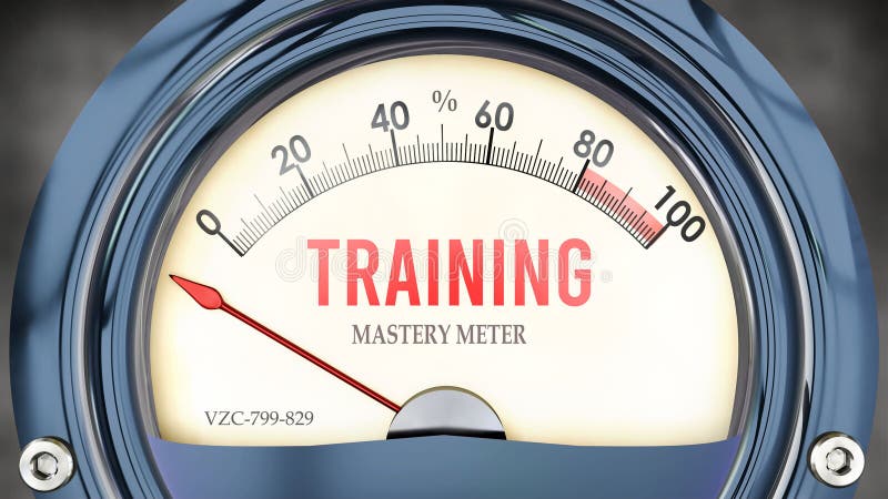 Training and Mastery Meter that Hits less Than Zero, Very Low Level of ...