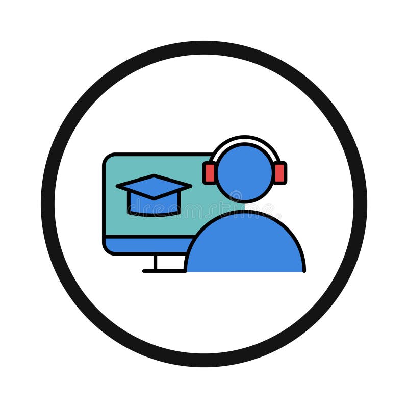 Training, Online, Man, Computer, Monitor, Education Cap, Online ...