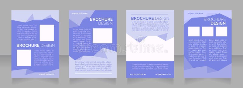 Training Program for Employees Blank Brochure Layout Design. Vertical ...