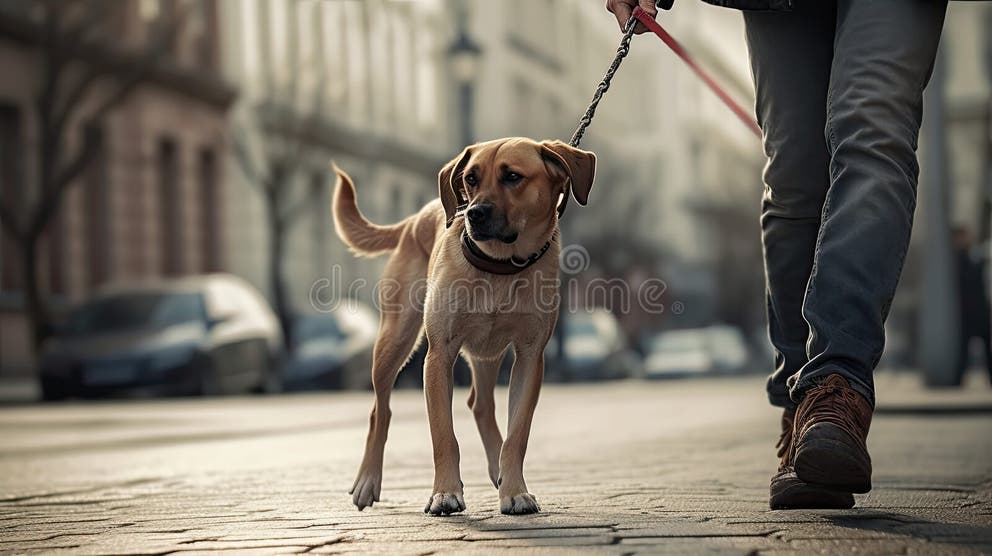 Dog Pulling Owner Stock Illustrations – 68 Dog Pulling Owner Stock ...