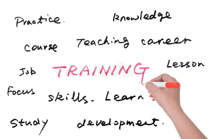 Training Related Words Group Stock Photo - Image of career, word: 43936614