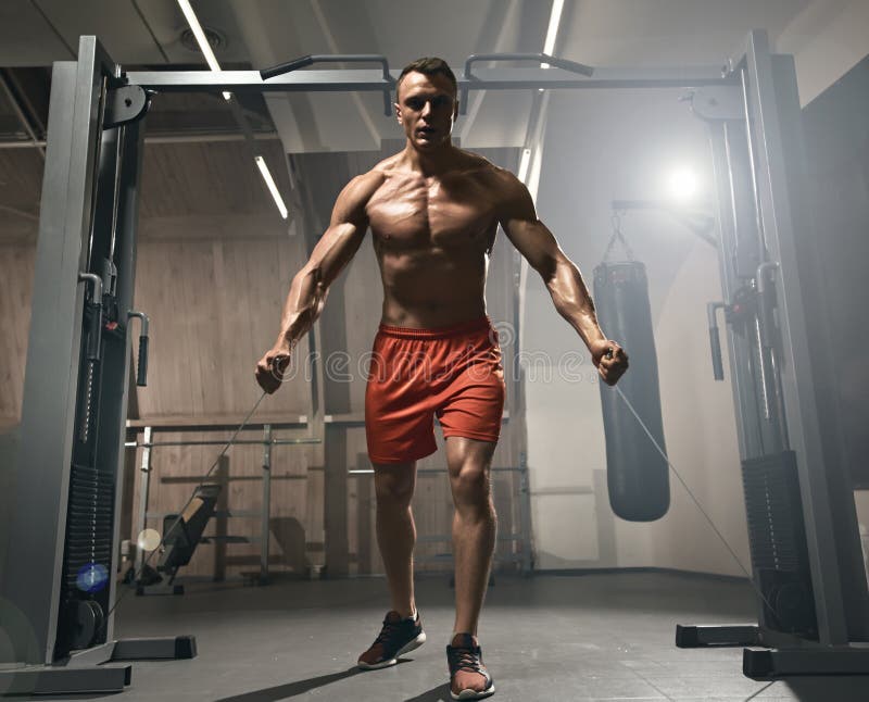 Training with Resistance Band Stock Image - Image of lifestyle ...