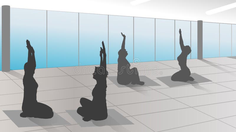 Training room stock vector. Illustration of holiday, sport - 60632147