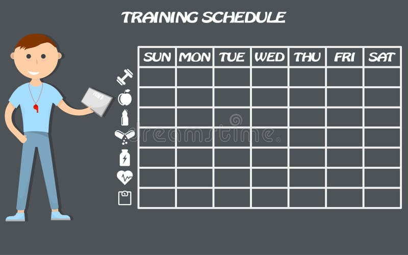 Training Week Stock Illustrations – 1,163 Training Week Stock ...