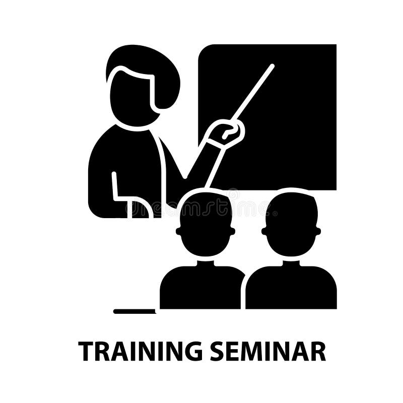 Lecture Speaker Icon, Black Vector Sign with Editable Strokes, Concept ...