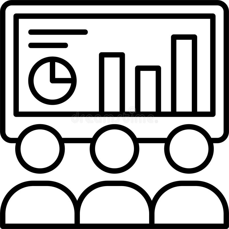 Training Session Outline Vector Icon Stock Vector - Illustration of learning, training: 388827413