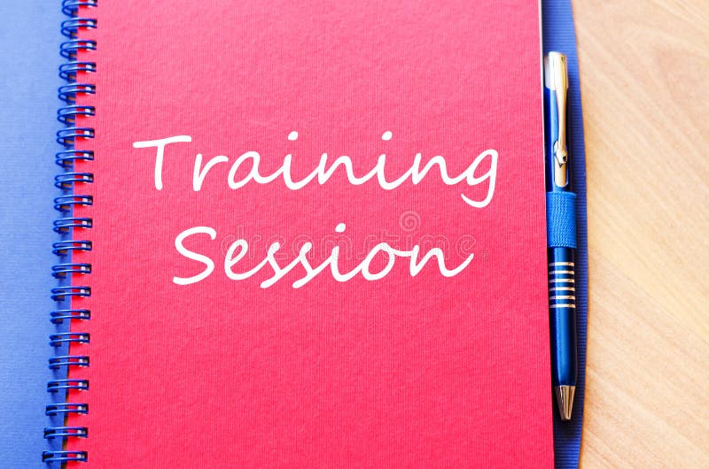 Training Session Write on Notebook Stock Photo - Image of professional ...