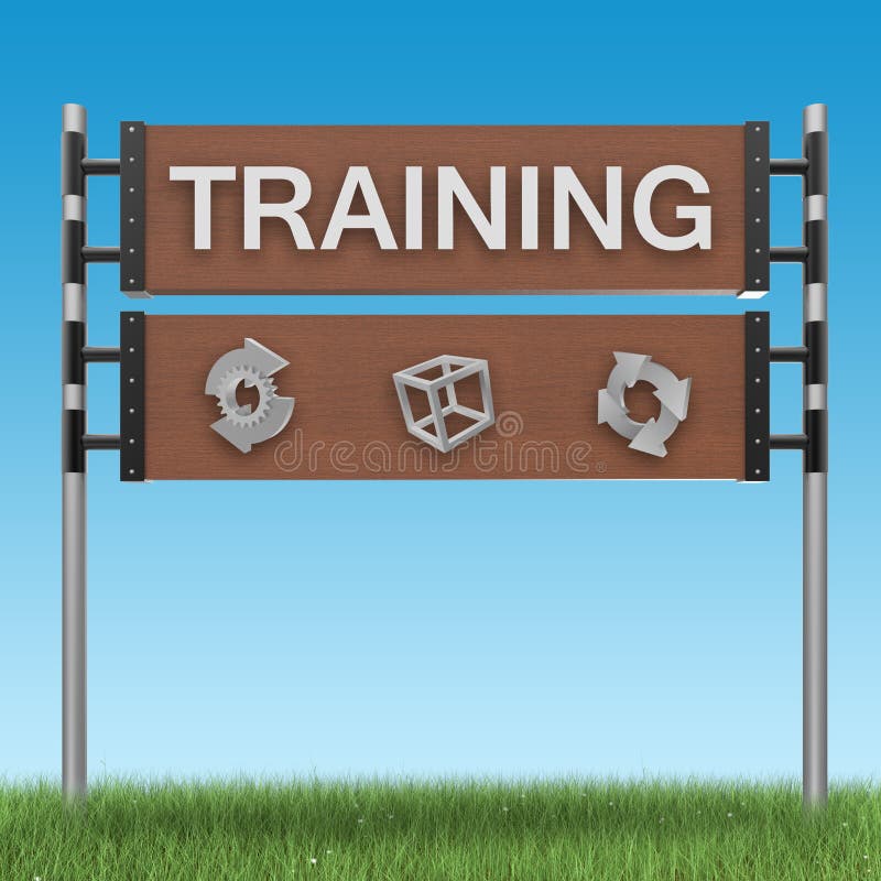 Training sign stock image. Image of knowledge, education - 47473545