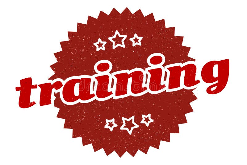 Training Sign. Training Vintage Retro Label Stock Vector - Illustration ...