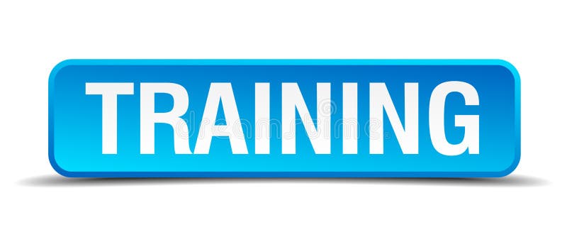 Training button stock vector. Illustration of element - 121128767