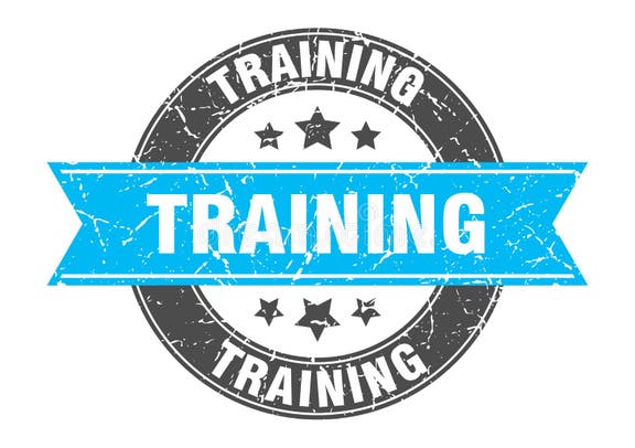 Training stamp stock vector. Illustration of ribbon - 162722622