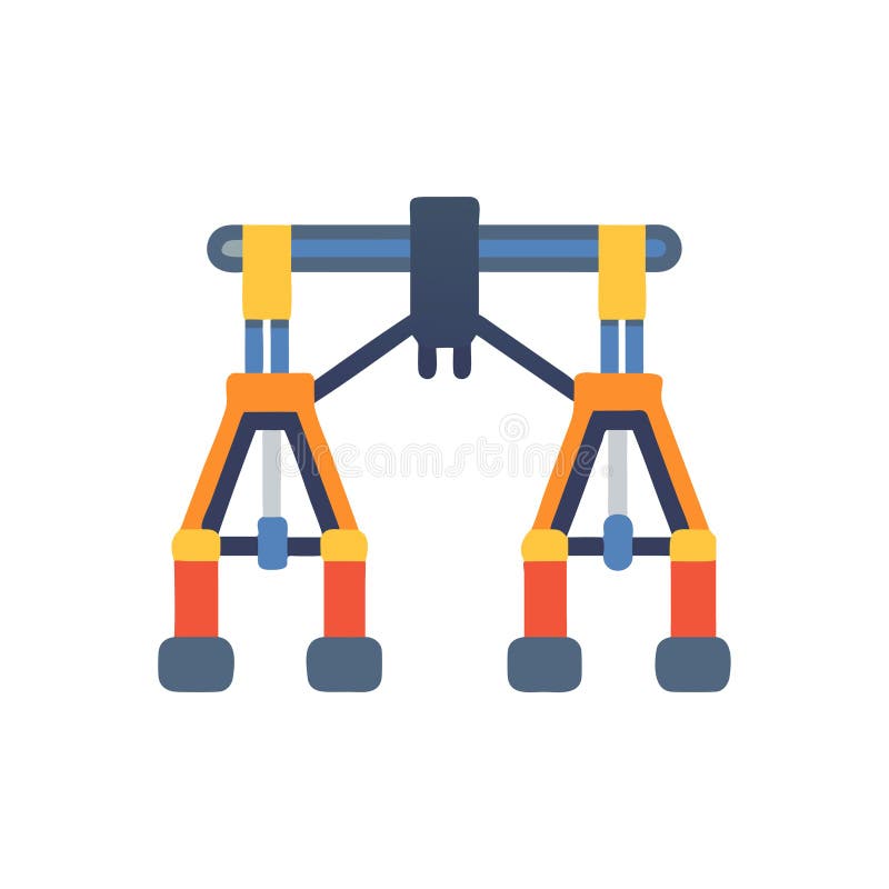 Training Suspension Kit for Full-Body Workouts Stock Illustration ...
