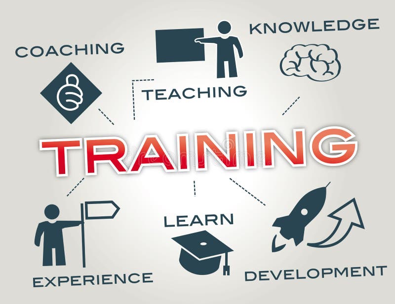 Training symbols stock illustration. Illustration of education - 60455719