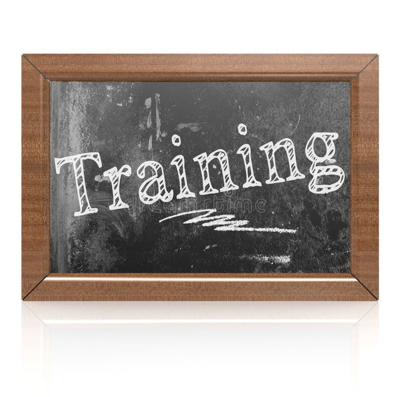 TRAINING Text on Red Vintage Lines Stamp Stock Illustration ...
