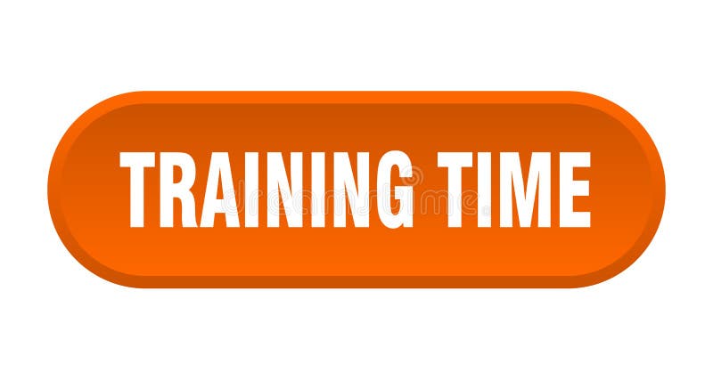 Training Time Sign. Training Time Circular Band Label. Training Time ...