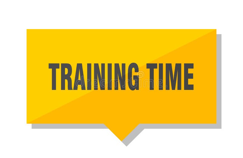 Training time price tag stock vector. Illustration of training - 118867908