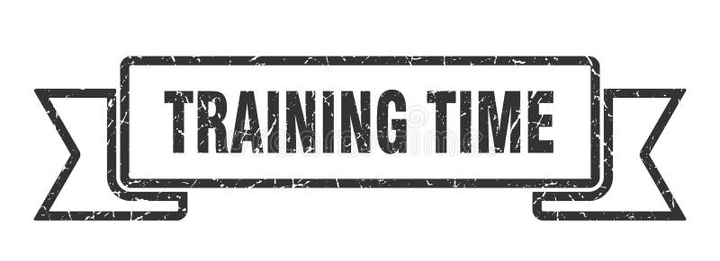 Training Time Ribbon. Training Time Grunge Band Sign Stock Vector ...