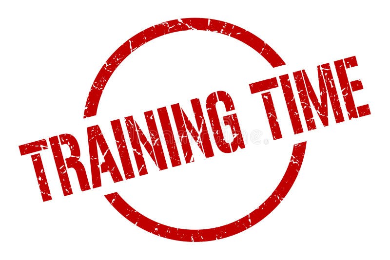 Training time stamp stock vector. Illustration of peeler - 136896040