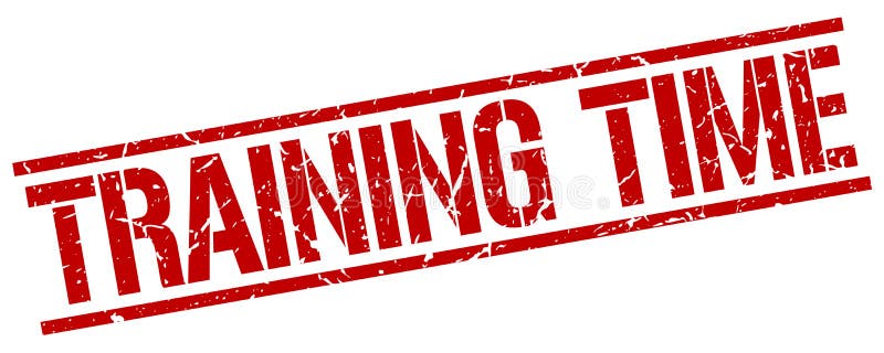 Training time stamp stock vector. Illustration of training - 122004373