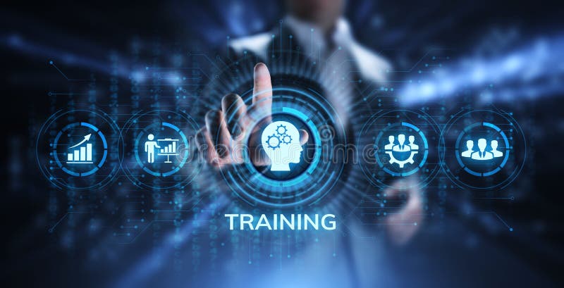 Training Webinar Business Development Education Concept on Screen ...