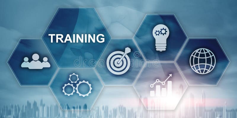 Training Webinar Business Internet Technology Concept. Inscription on ...