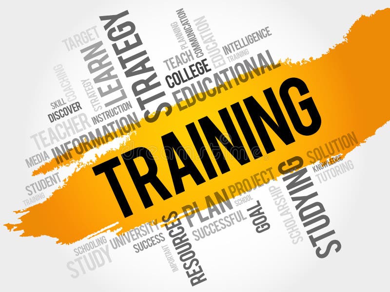 Training Word Cloud Stock Illustration Illustration Of Concept 200423771
