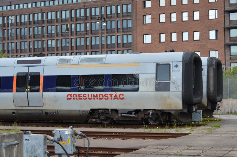 Trains in Helsingborg Station, May 2020, Skane Editorial Photo - Image ...
