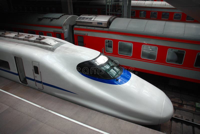 High speed train isolated stock image. Image of locomotive - 54436277