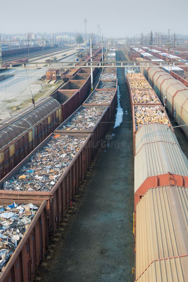 Trainstation in Cheb stock photo. Image of trains, freighter - 30132778