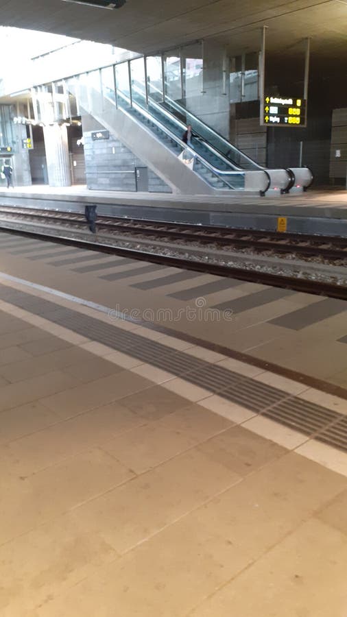 Traintracks Stairs Concrete Stock Image - Image of hardwood, wood ...
