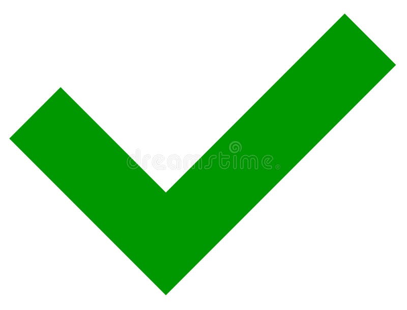 Icônes D'ok Vert De Trait De Repère Et De Croix-Rouge X Comme Positif ...