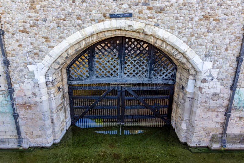 Traitor S Gate in Tower of London, UK Stock Photo - Image of english ...