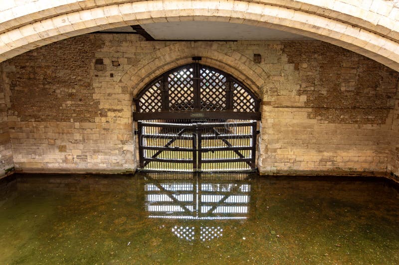 Traitor S Gate in Tower of London, UK Stock Photo - Image of fortress ...