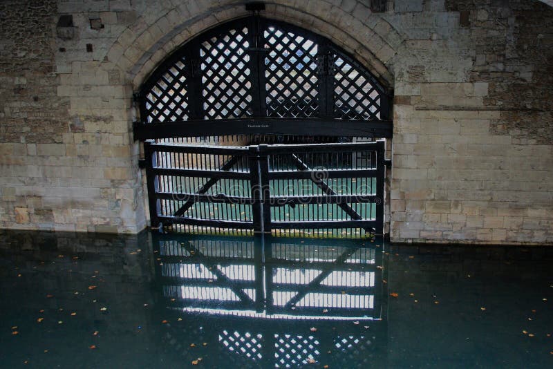 Traitors Gate Entrance To Tower of London Stock Image - Image of great ...