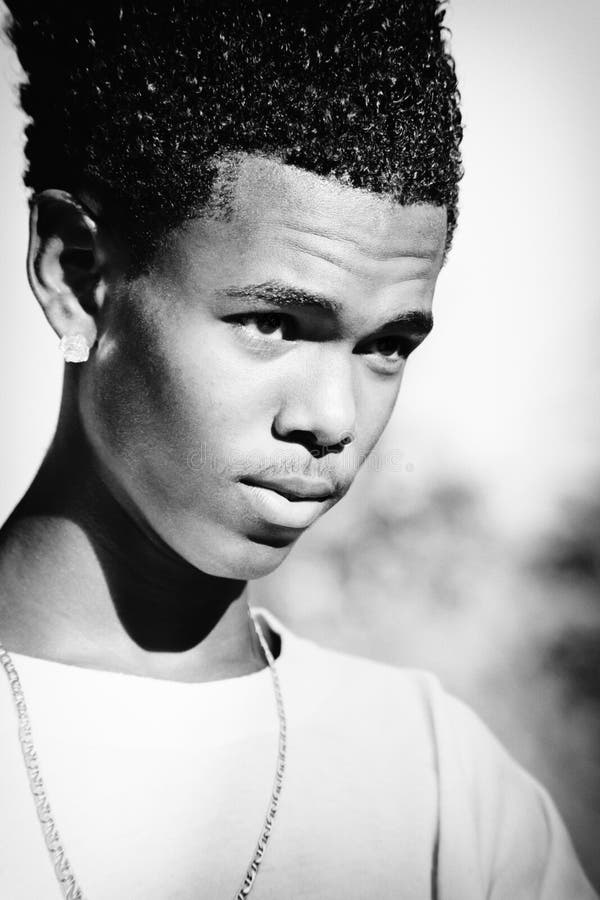 Traits in thought stock photo. Image of black, portrait - 73155760