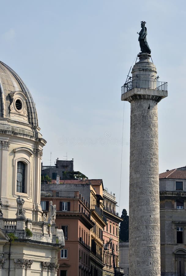 Trajan column stock photo. Image of dacian, detail, latin - 21425140