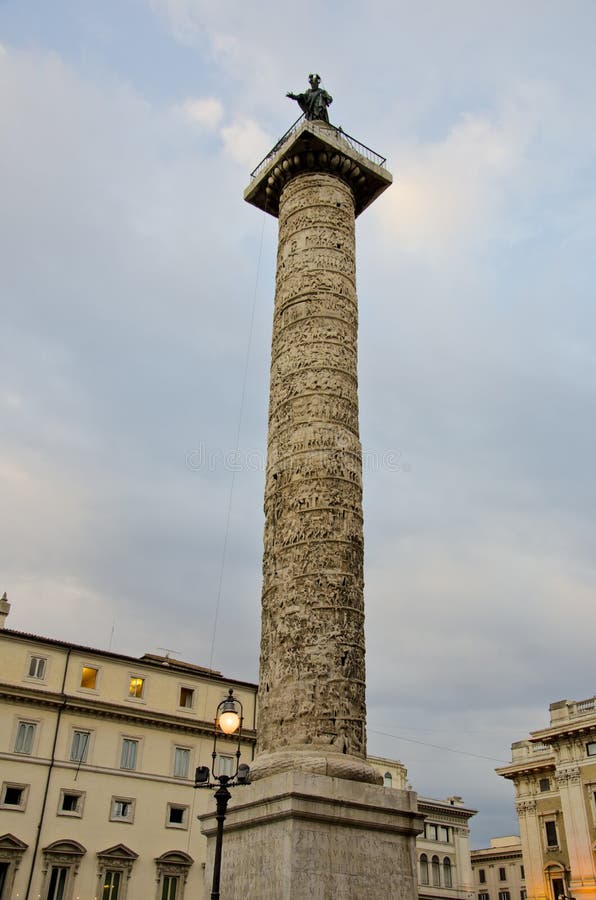 Trajan column in Rome stock photo. Image of emperor, rome - 25804662
